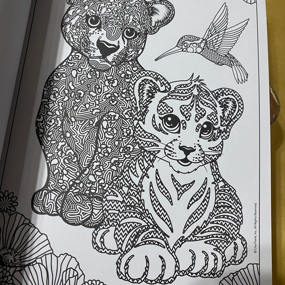 Lisa Frank | Office | Lisa Frank Stay Nwt Calm And Keep Coloring Book ...